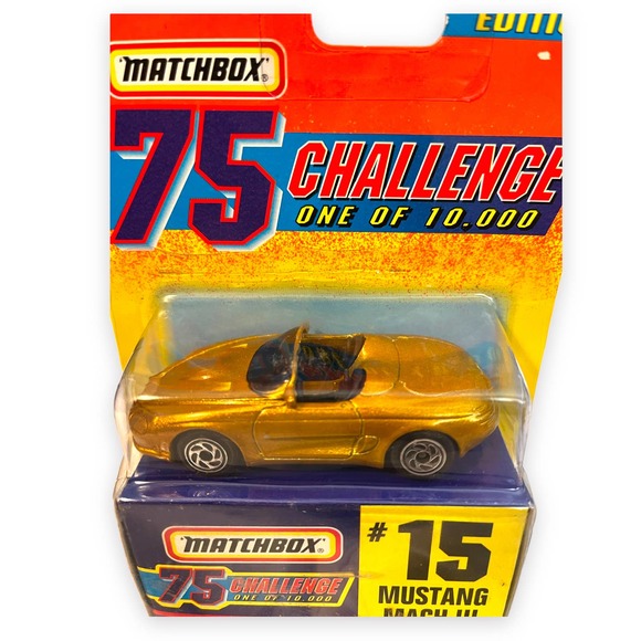 MATCHBOX | Toys | Matchbox Mb 5 Mustang Mach Iii Gold 75 Challenge 1997 ...